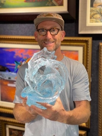 David Wight Glass Waves and Lava Bursts for Sale | Wyland Gallery ...